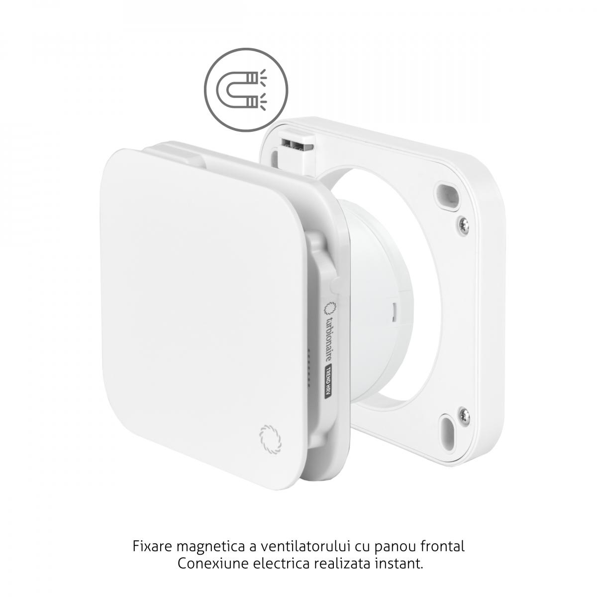 Ventilator cu recuperare de caldura Turbionaire Trend HRV, Senzor ...